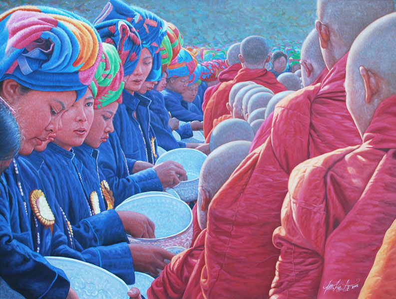 Thavibu Art Advisory for Modern Contemporary Arts Paintings from Burma ...