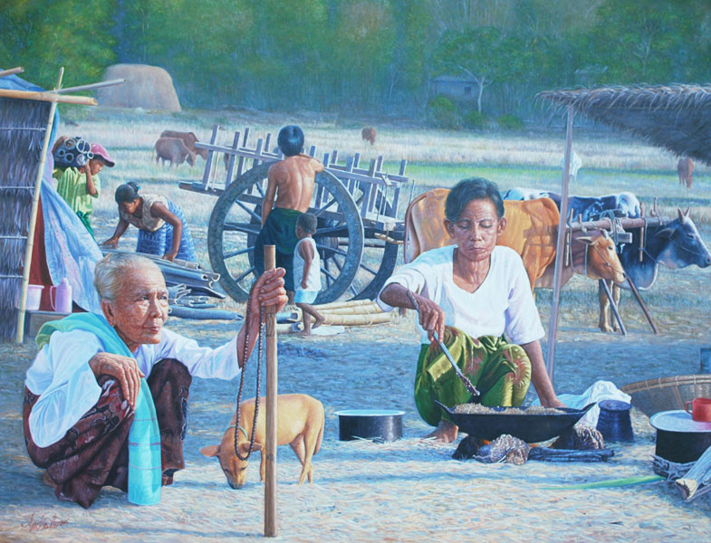 Thavibu Art Advisory for Modern Contemporary Arts Paintings from Burma ...